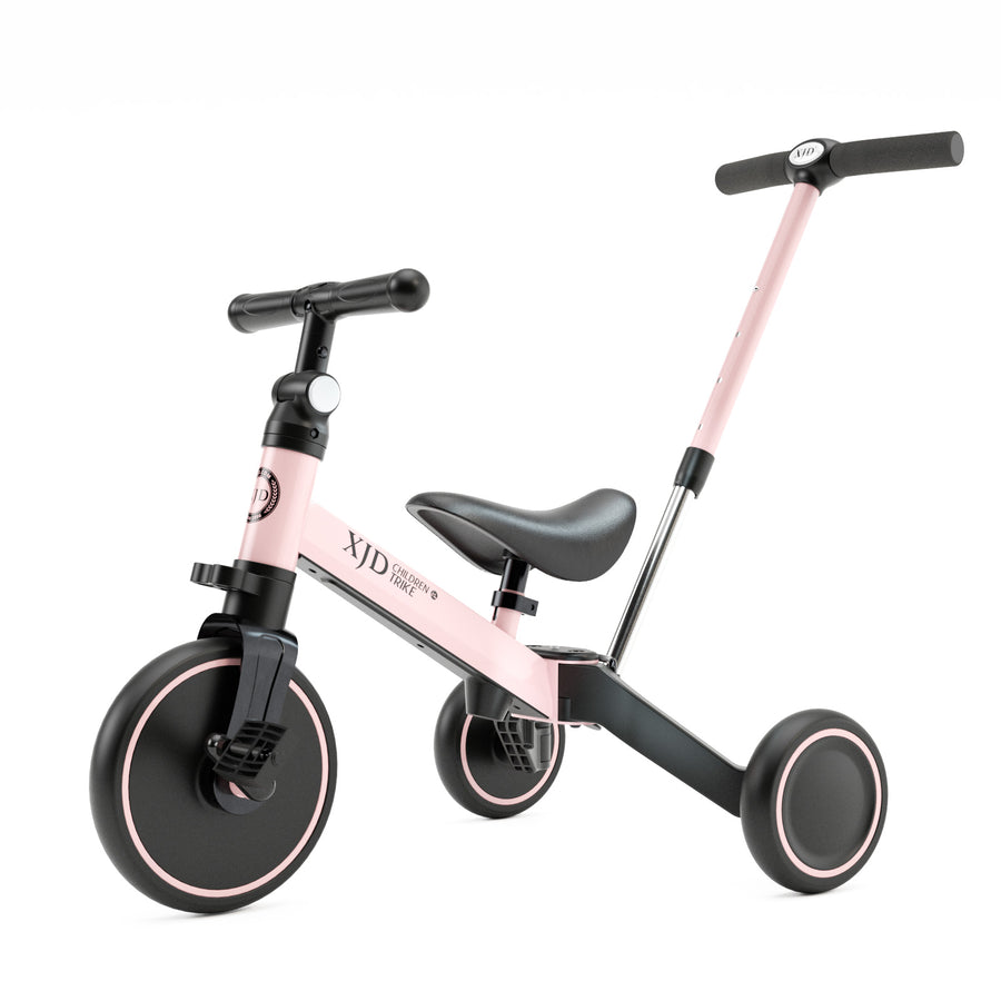 XJD Kids Tricycle Pink 7 IN 1 with Push Handle In Stock USA